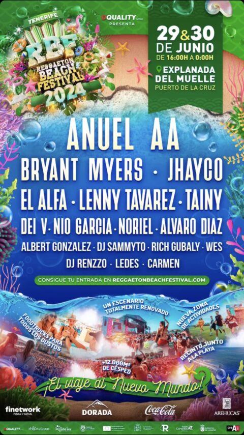 Reggaeton Beach Festival 2024 - Cartel, Horarios y mucho más