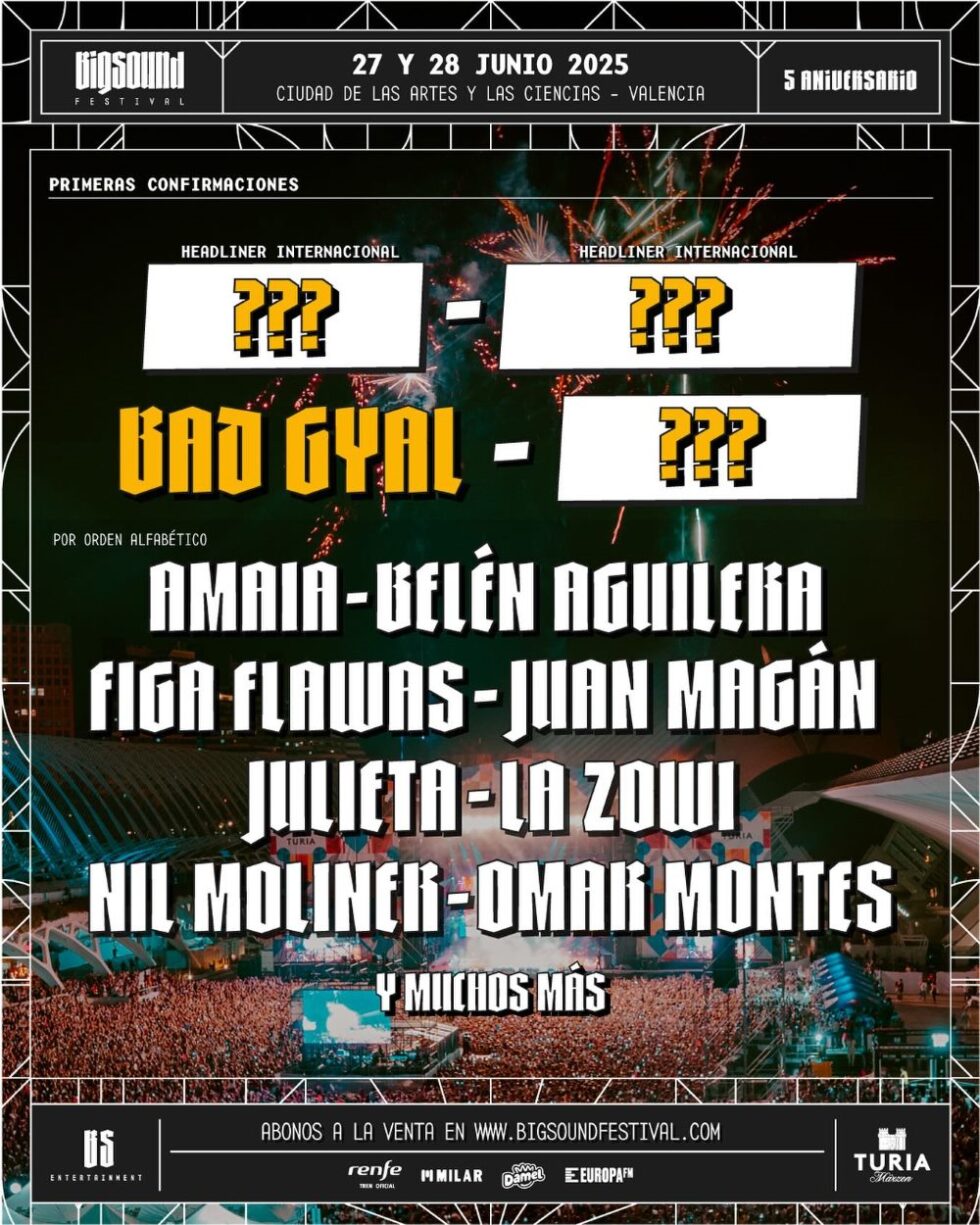 Big Sound Festival 2025 - Cartel, Entradas y mucho más…